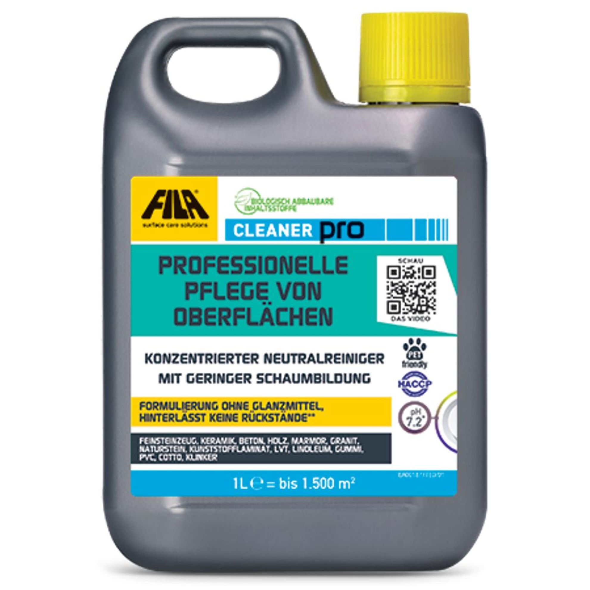 Fila Cleaner Pro Kanister 1 Liter 60510012TED