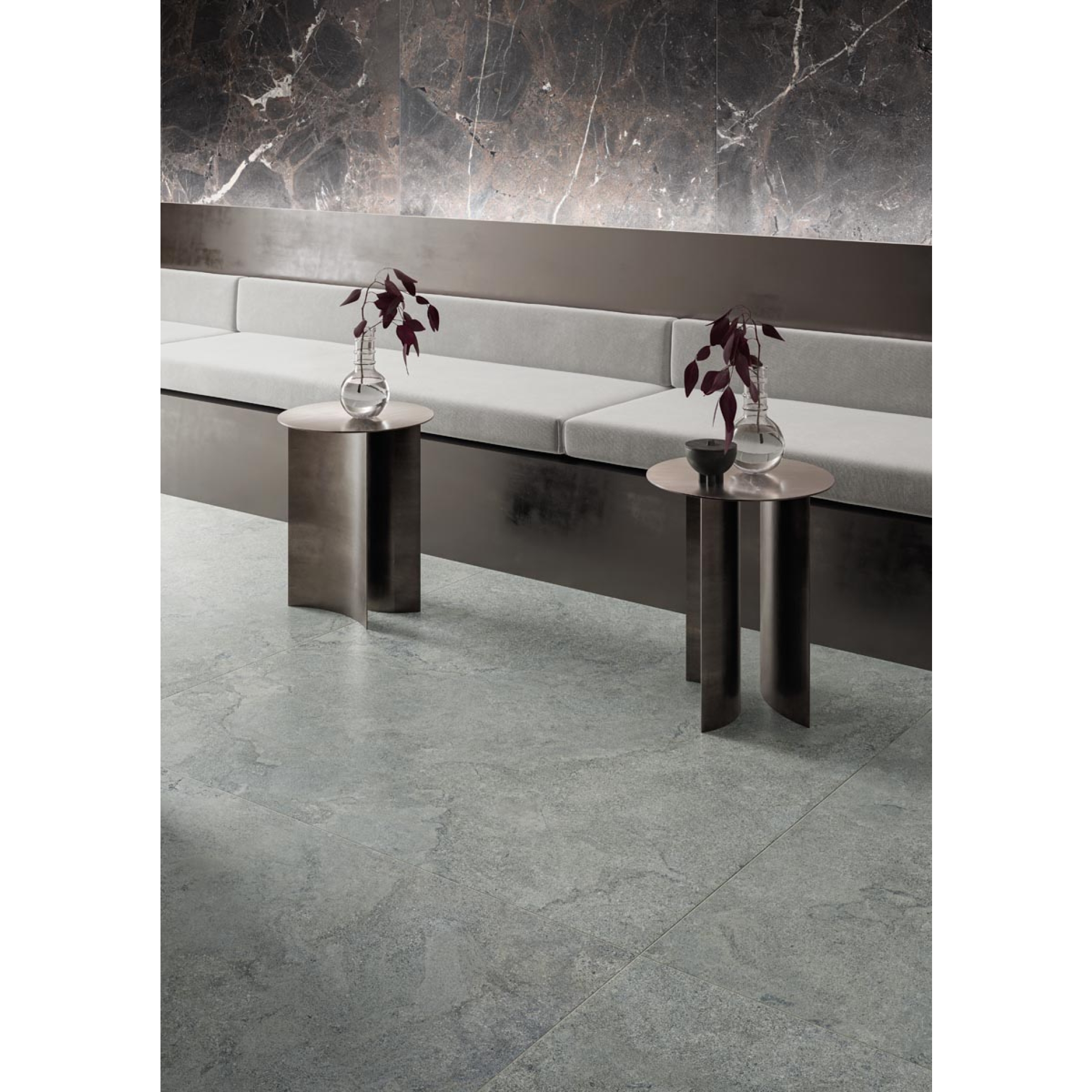 Flaviker Double Plain Mint Boden- und Wandfliese Natural 80x80 cm