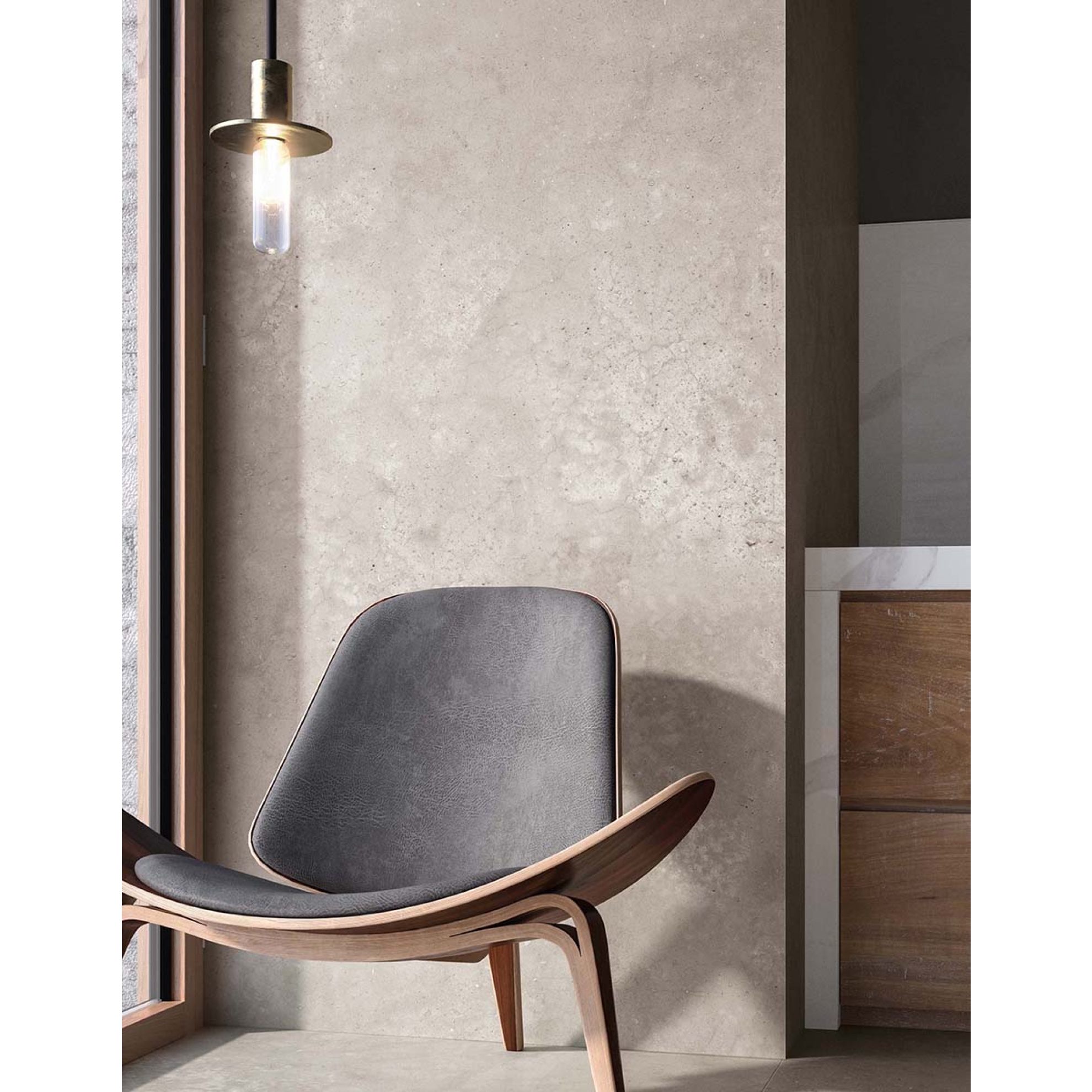 Flaviker Hyper Grey matt 120x120 cm 0002449