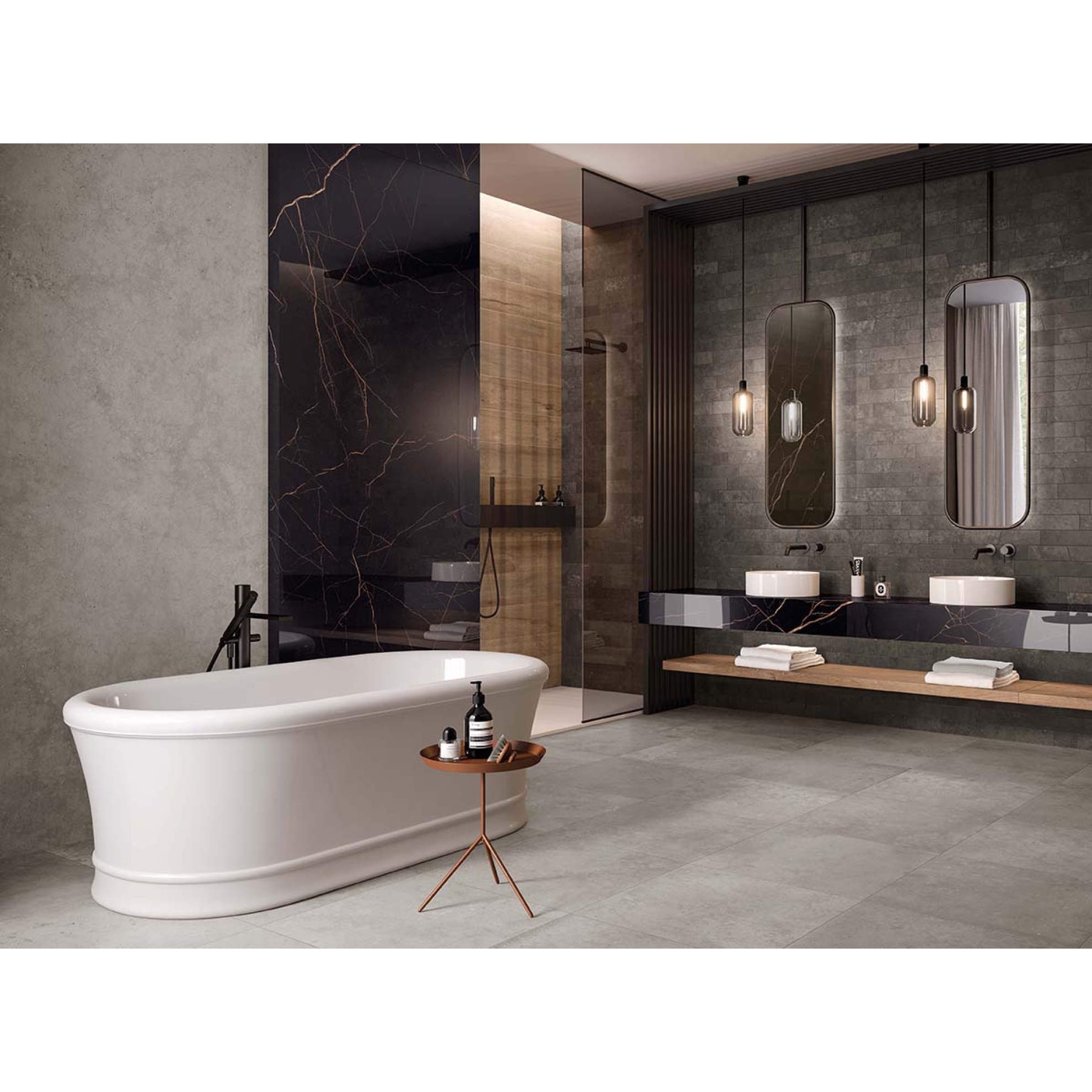 Flaviker Hyper Grey matt 120x120 cm 0002449