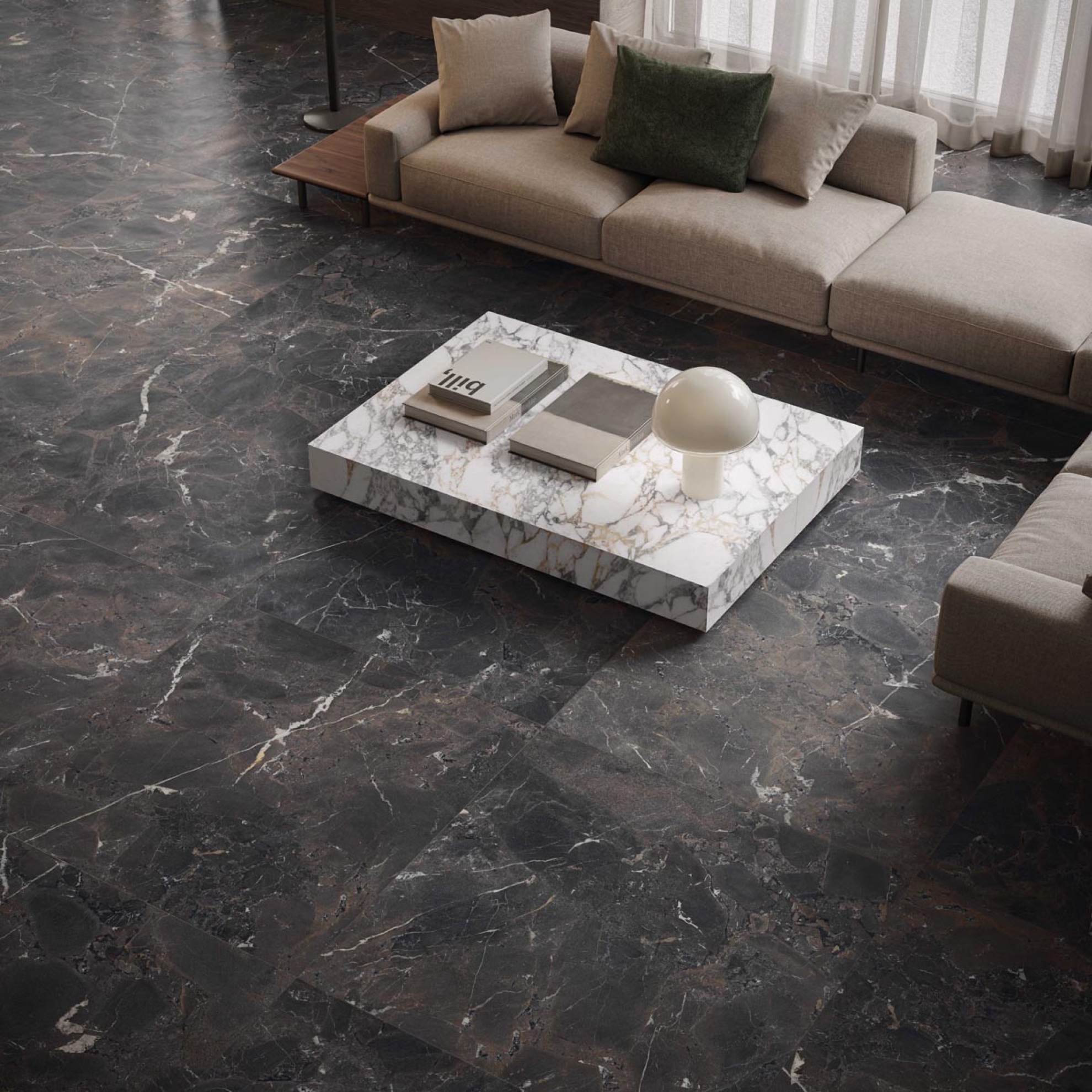 Flaviker Supreme Memories Boden- und Wandfliese Breccia Imperiale