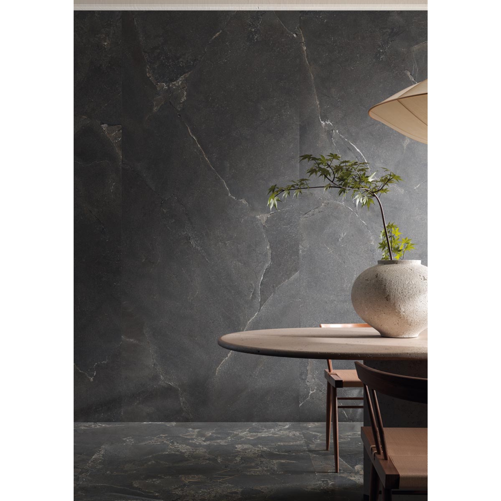 Provenza Unique Infinity Purestone Black Matt Boden- und 120x120