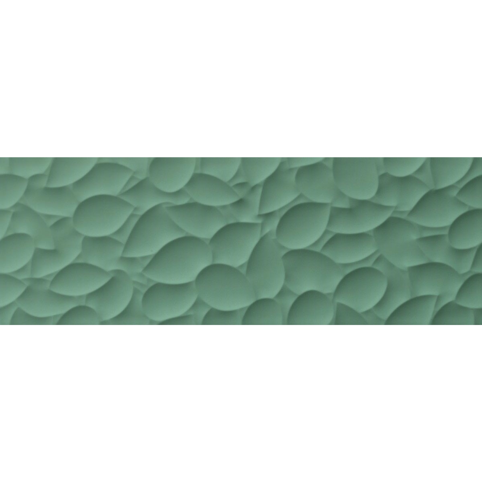 Love Tiles Genesis Leaf Green Matt 35x100 cm Wanddekor