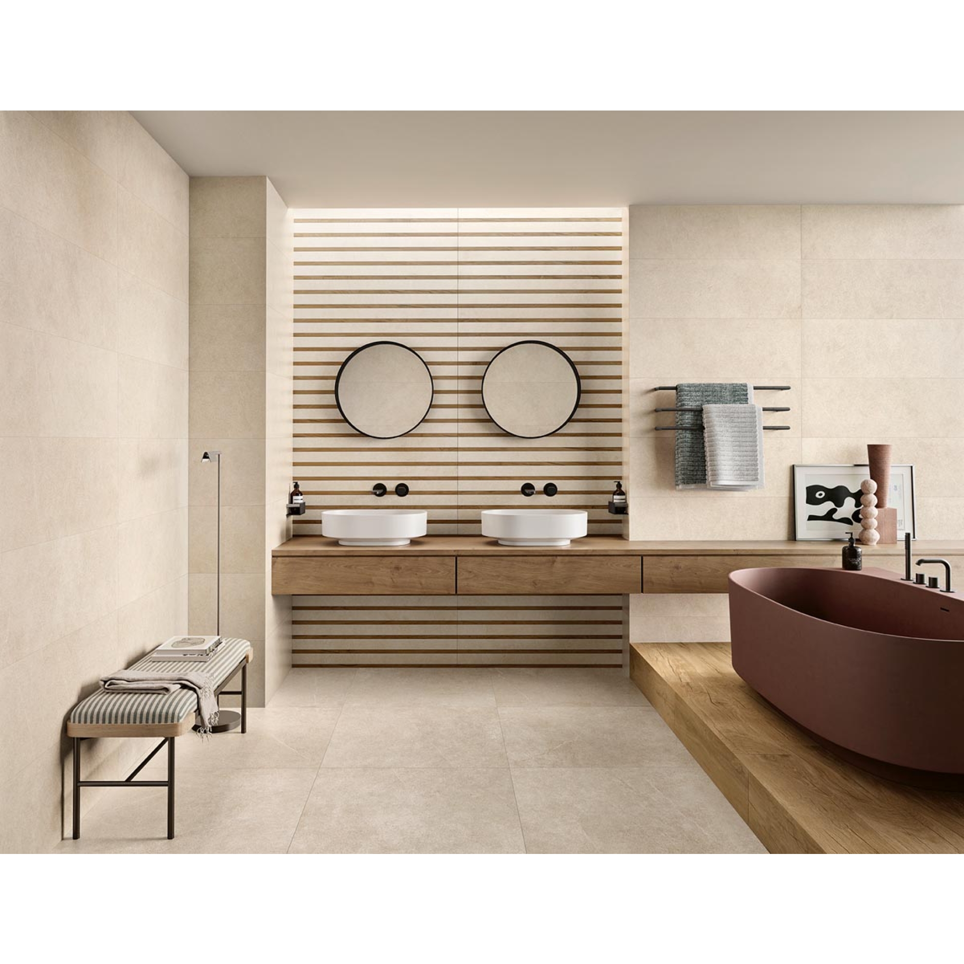 Love Tiles Sense Beige Natural 60x60 cm Boden- und Wandfliese