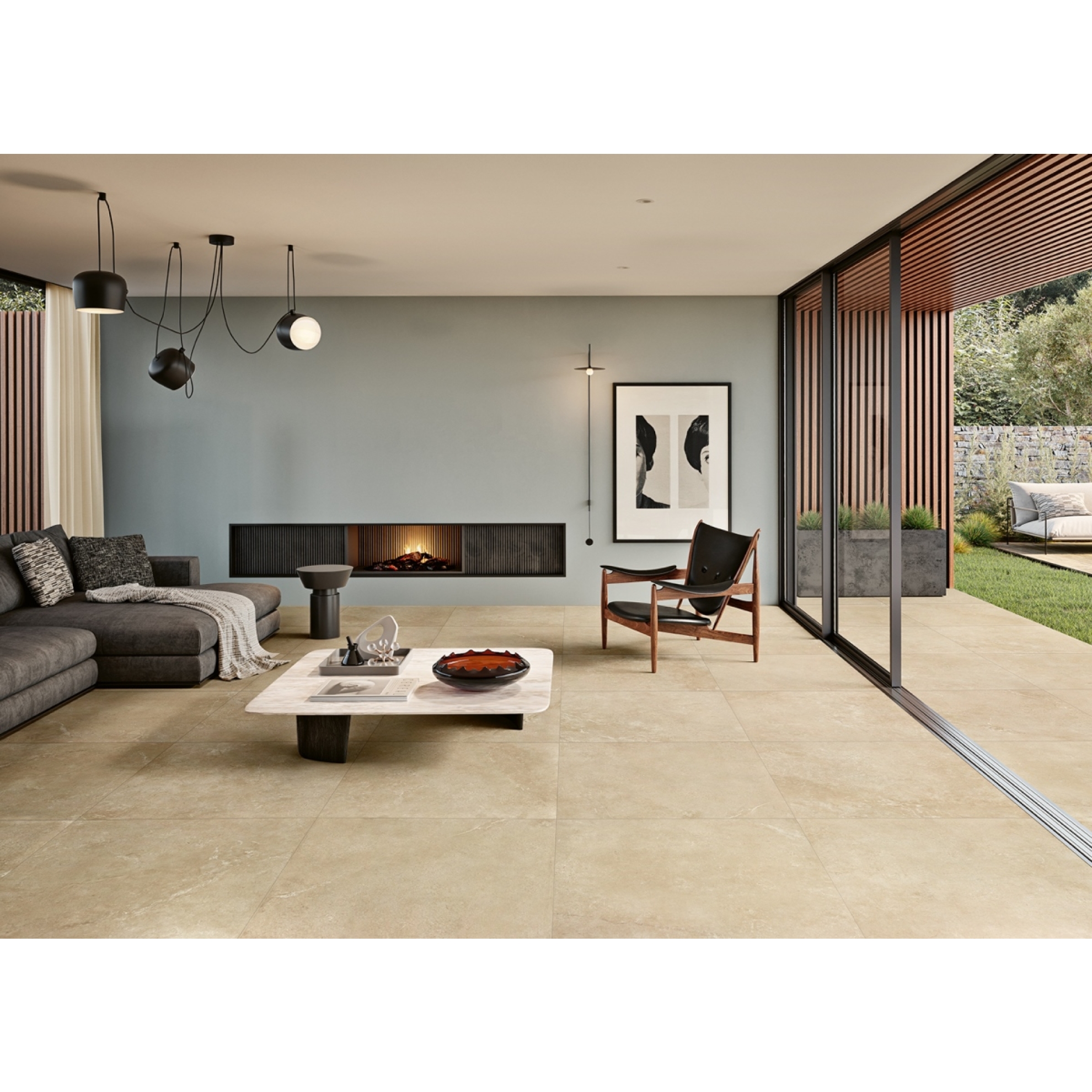 Margres Pure Stone Beige Anpoliert Boden- und Wandfliese 30x60 cm