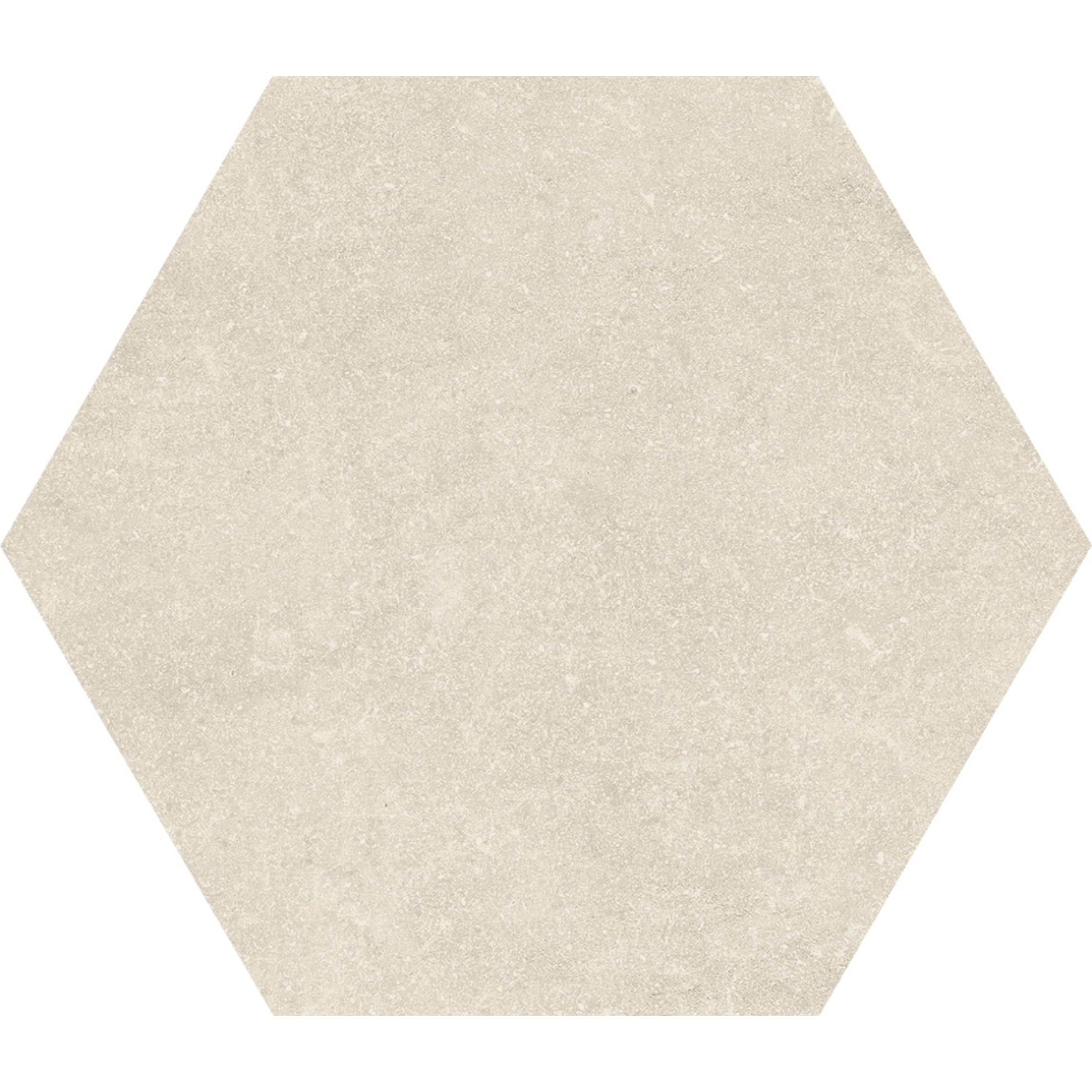 Provenza Eureka Bianco 6-Eck Boden- und Wandfliese 22x19,3 cm